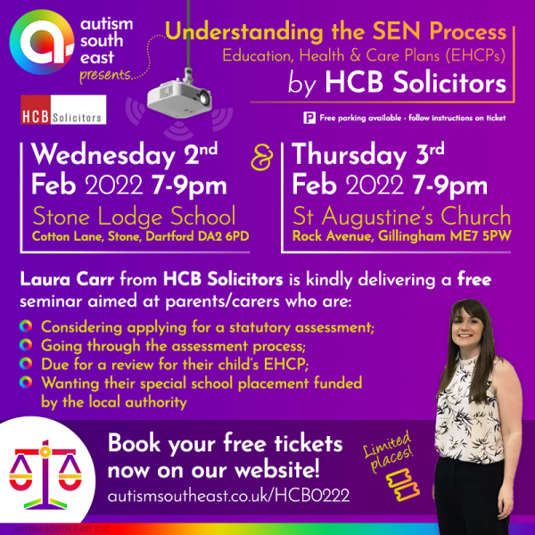 Understanding the SEN Process EHCP Seminars - Autism South East